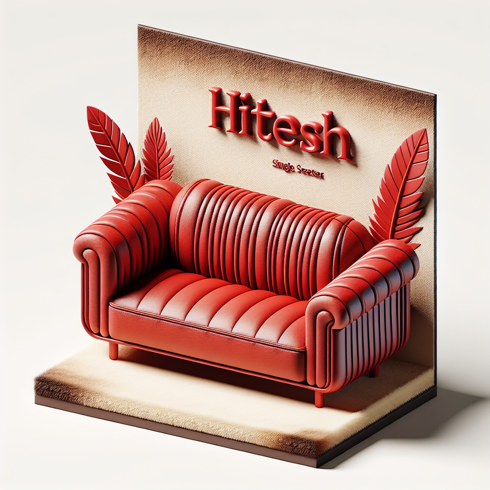 Hiệu ứng văn bản create 3D image,A boy named Hitesh who is sitting on a ...