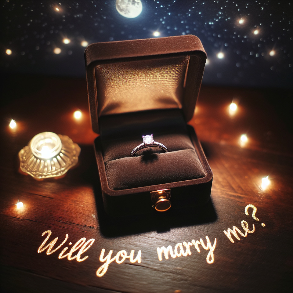 AI Generated will you marry me? Text Effect - Seapik