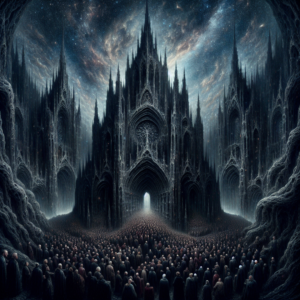 Efek Teks Darkness is our salvation , dark fantasy yang Dihasilkan AI ...