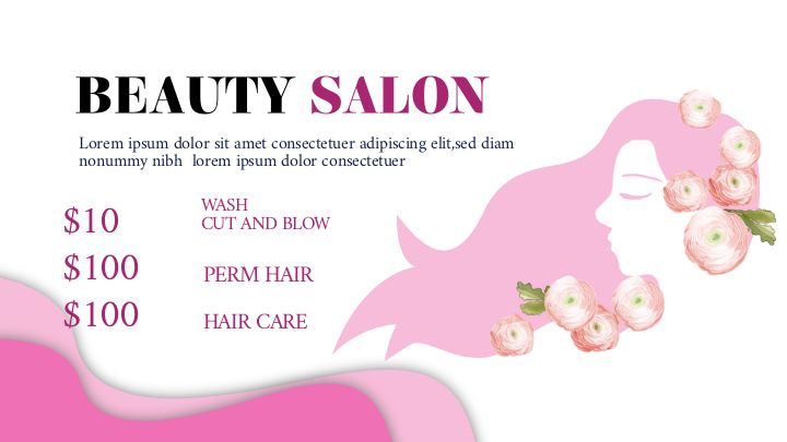Best Salon Templates, Free Editable Online - Seapik