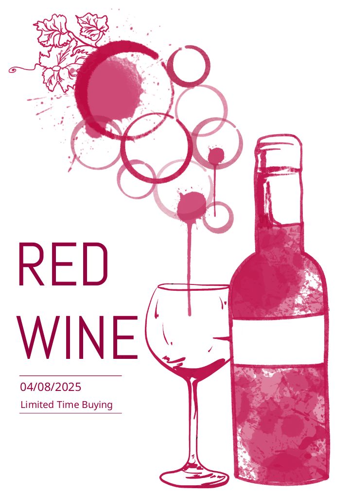 Best Red wine poster Templates, Free Editable Online - Seapik